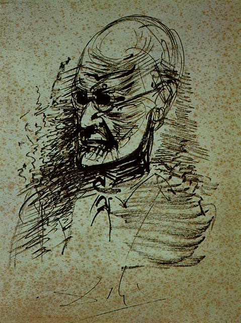 Sigmund Freud (1938) — Salvador Dali – Biblioklept