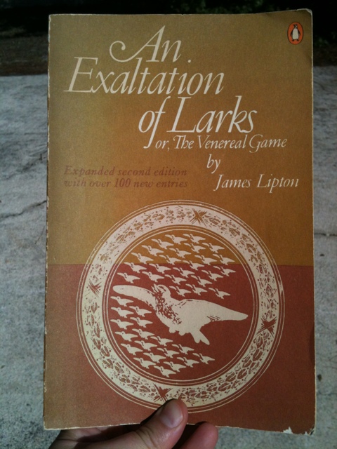 Book Acquired, Some Time Last Week: An Exaltation of Larks (The ...