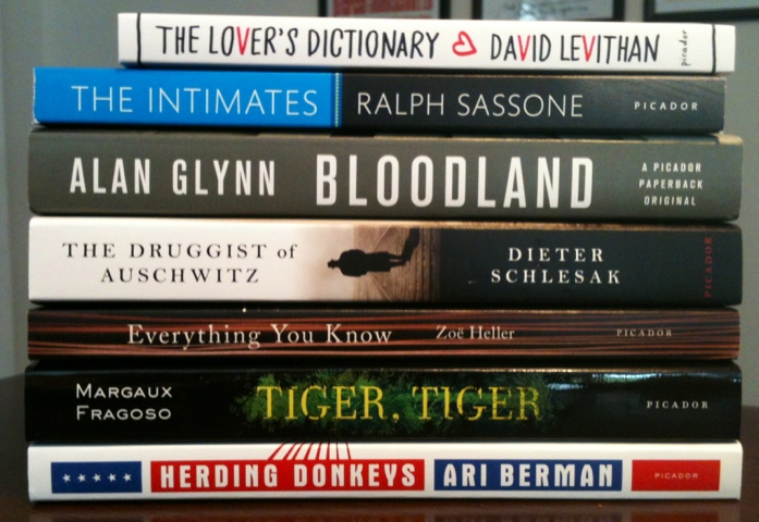 Books Acquired, 1.17.2012—Or, Here’s What’s New from Picador This Month ...