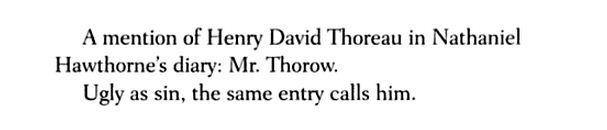 Nathaniel Hawthorne Insults Henry David Thoreau, as Related by David ...