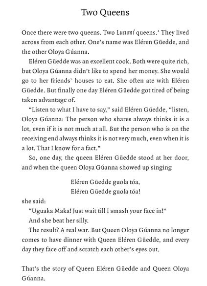 “Two Queens” — Lydia Cabrera – Biblioklept