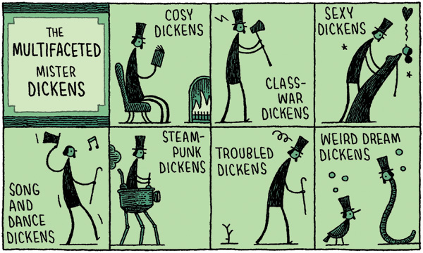 “The Multifaceted Mr. Dickens” — Tom Gauld – Biblioklept