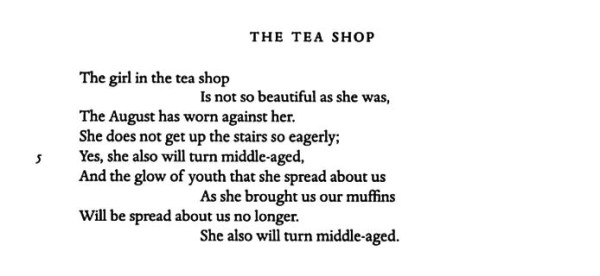 “The Tea Shop” — Ezra Pound – Biblioklept