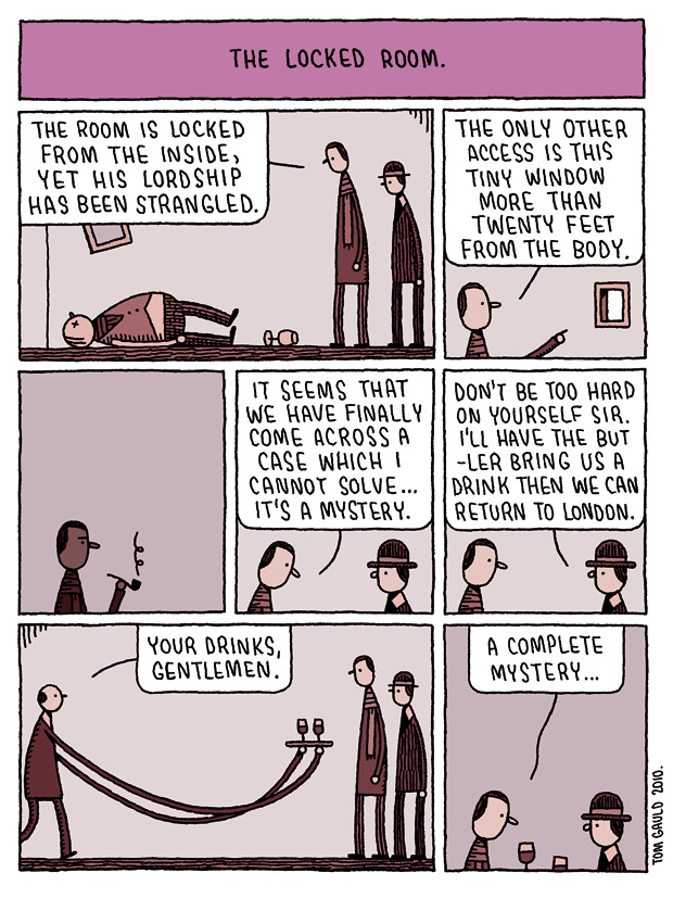 The Locked Room — Tom Gauld – Biblioklept