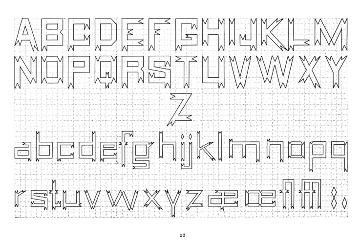 Some Lettering Fonts by J. Howard Cromwell (1887) – Biblioklept