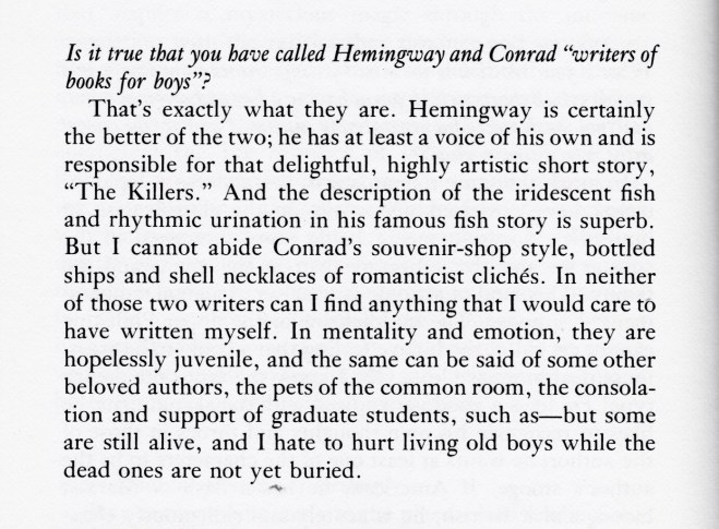 Ernest Hemingway – Biblioklept