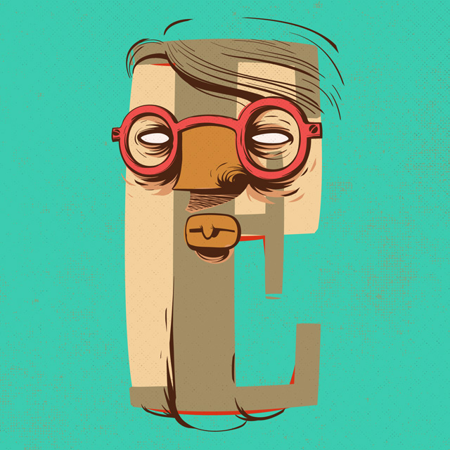 Letter Faces by Caio Beltrão – Biblioklept