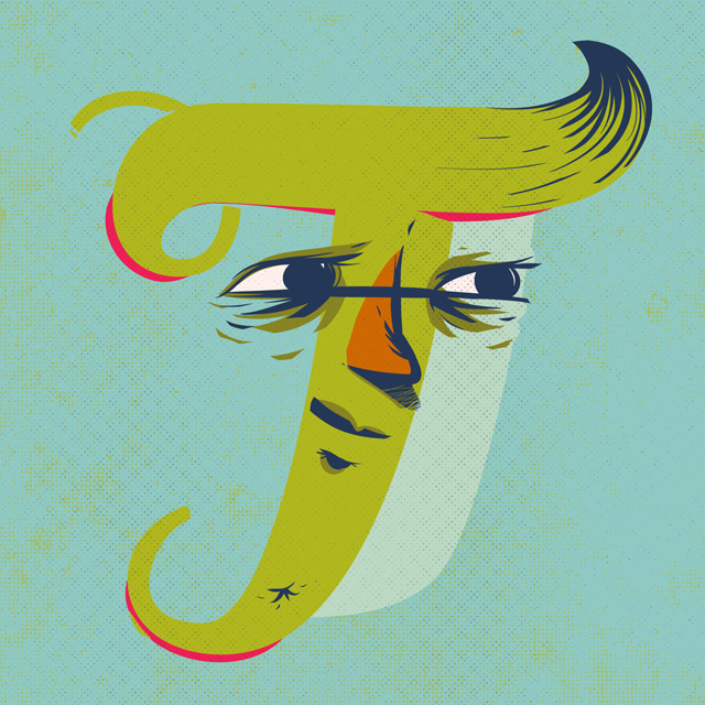 Letter Faces by Caio Beltrão – Biblioklept