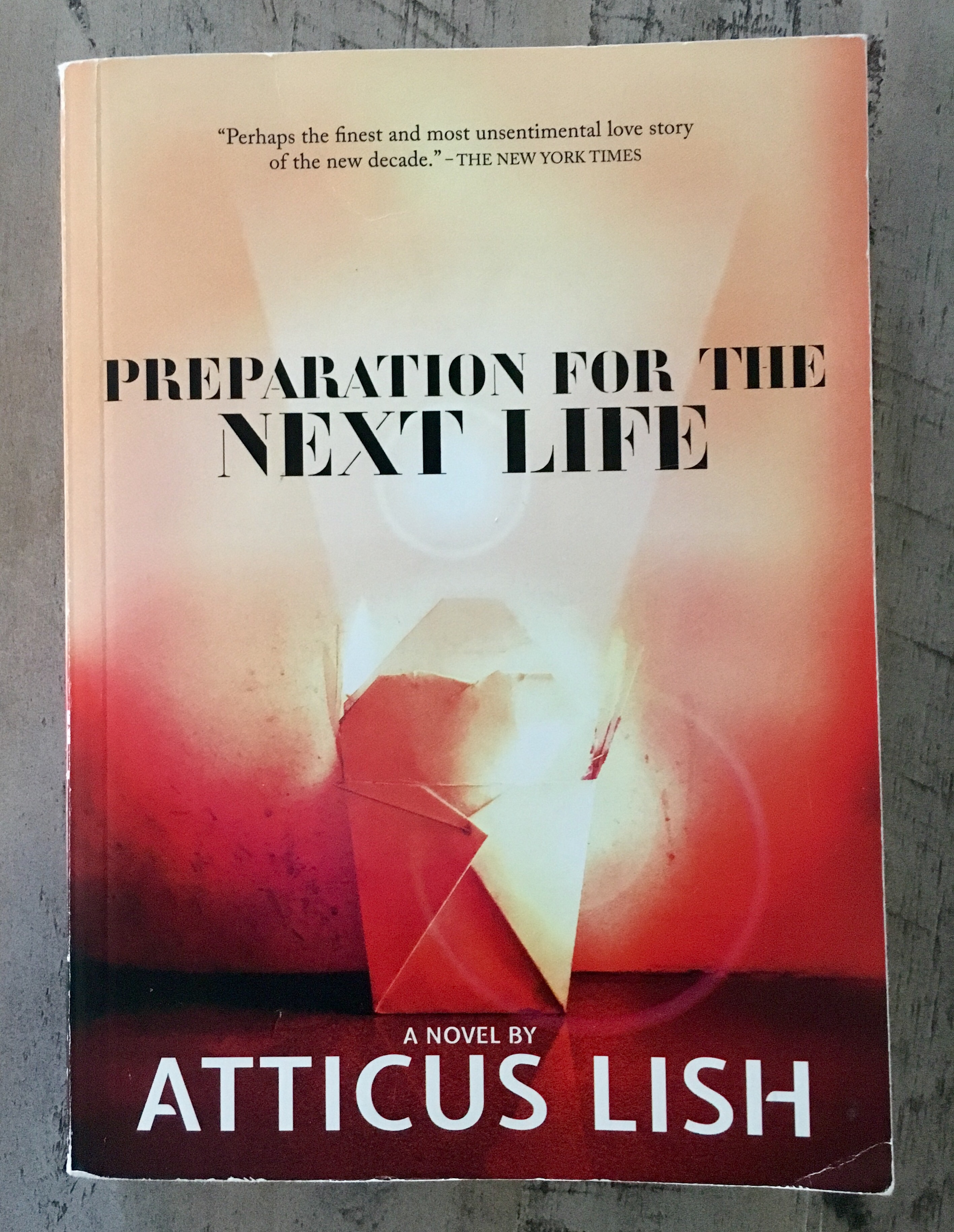 Atticus Lish’s Preparation for the Next Life (Book acquired, 9 May 2017 ...