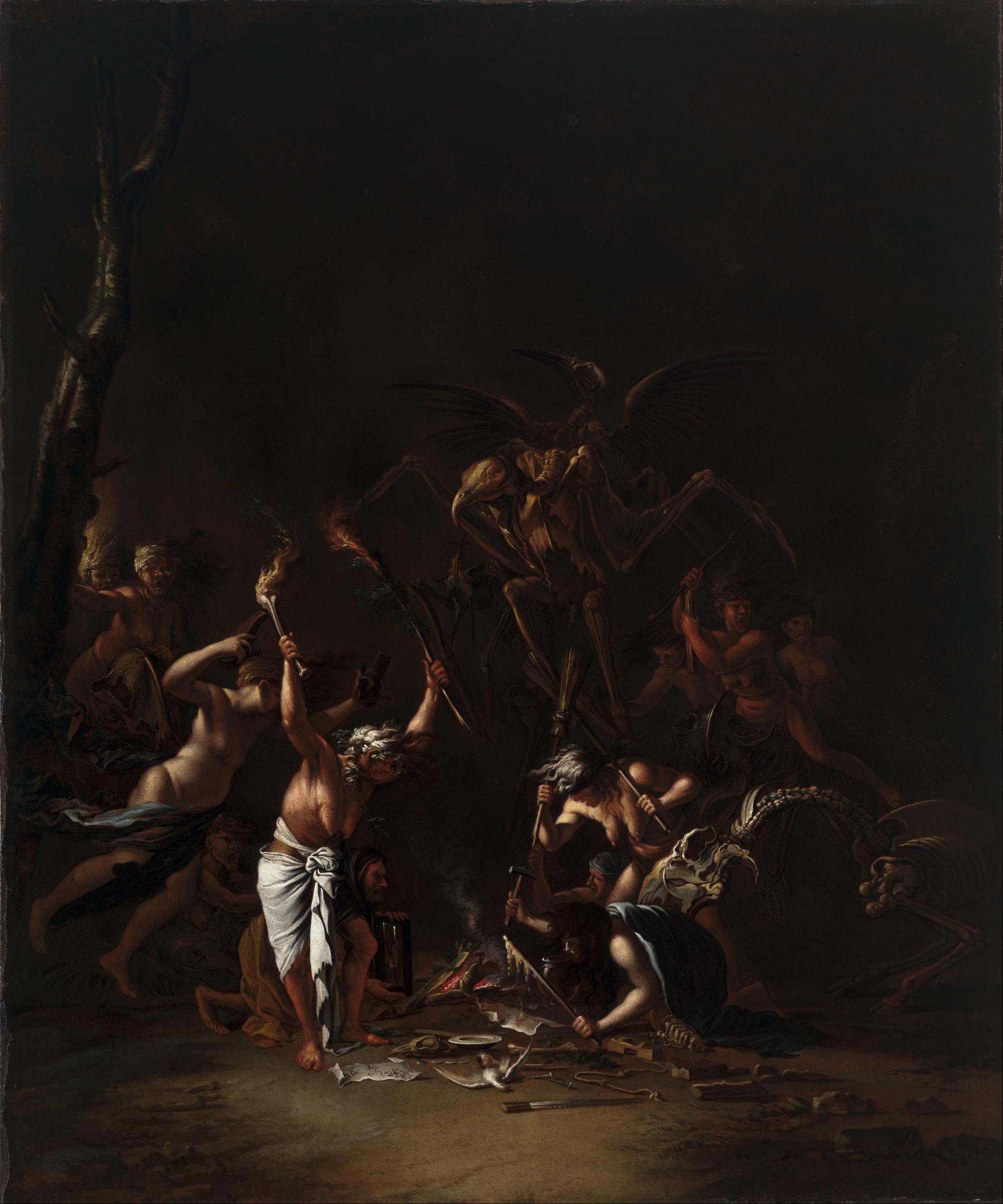 The Witches’ Sabbath — Salvator Rosa – Biblioklept