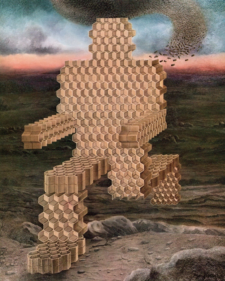 Untitled (Hiveman) — Gervasio Gallardo – Biblioklept