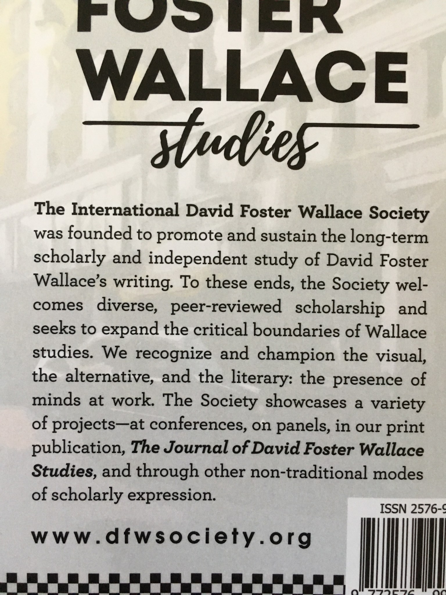 The Journal of David Foster Wallace Studies, Vol. 1, Issue 1 (Book ...
