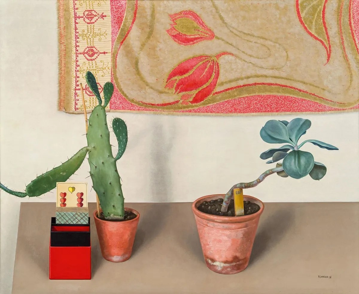 Still Life with Succulent — Rudolf Wacker – Biblioklept